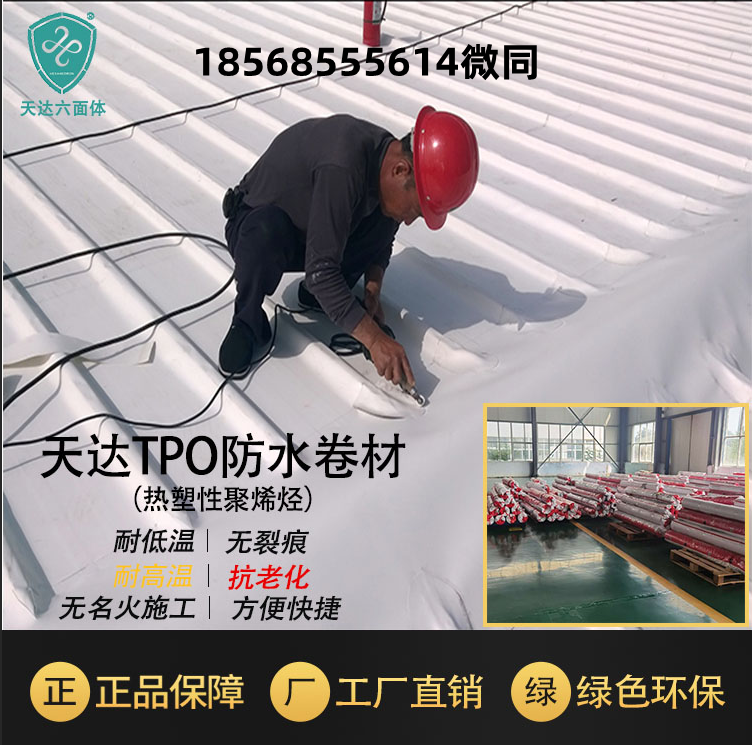 自粘性tpo防水卷材_天达TPO防水卷材|PVC防水卷材|高分子自粘胶膜|钢结构屋面防水